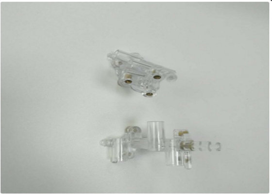 Clear Color Medical Injection Molding Components Hot / Cold Runner Type