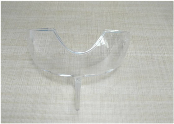 PC Material Molded Plastic Optics Eye Protection Shield Transparent Color